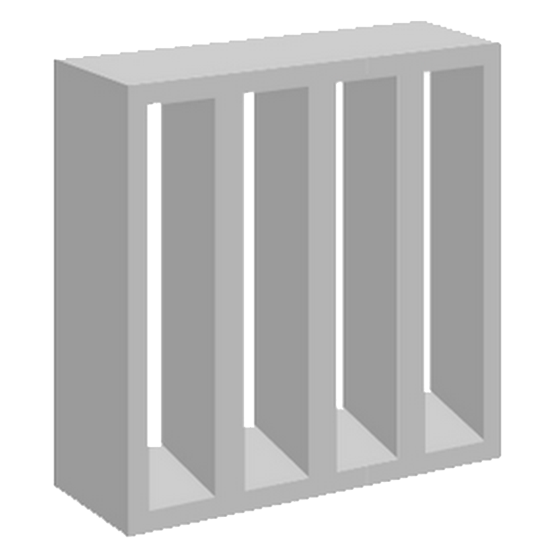 Bloco vazado concreto direto da Fábrica, modelo 5 Lâminas 29x29x8 cm